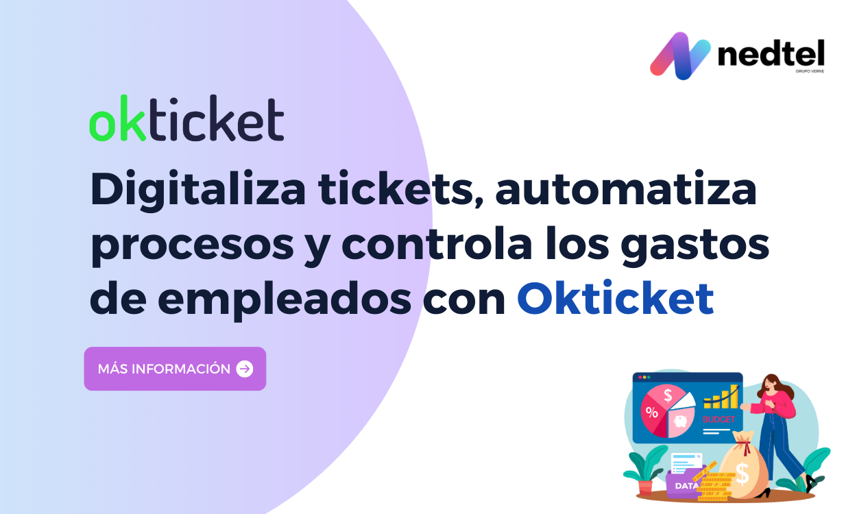 Okticket | Gestión de gastos empresariales - Nedtel